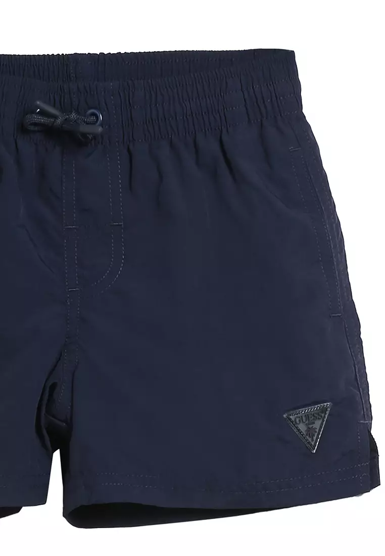 Buy Guess Small Triangle Logo Patch Swim Trunk Online | ZALORA Malaysia