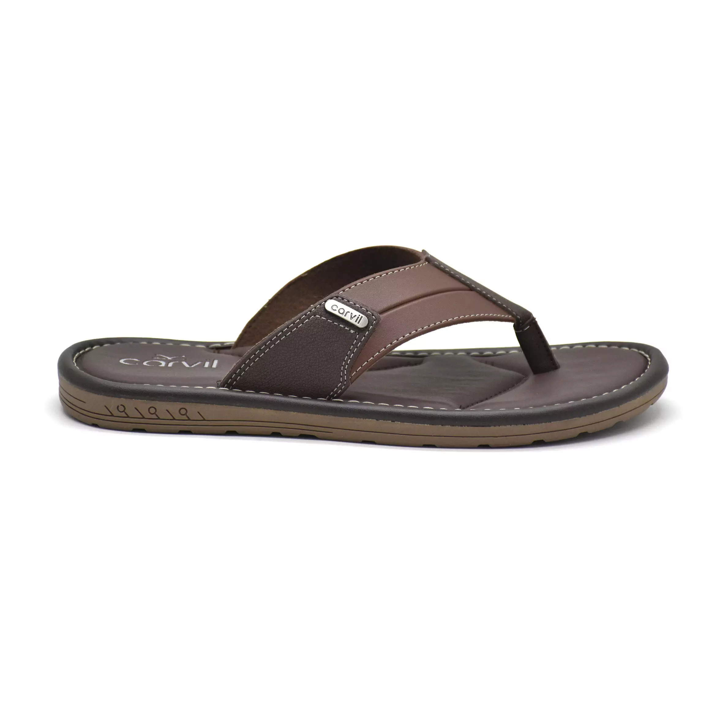 Jual Carvil Carvil Sandal Pria Torino-01 M Dark Brown Original 2025 ...
