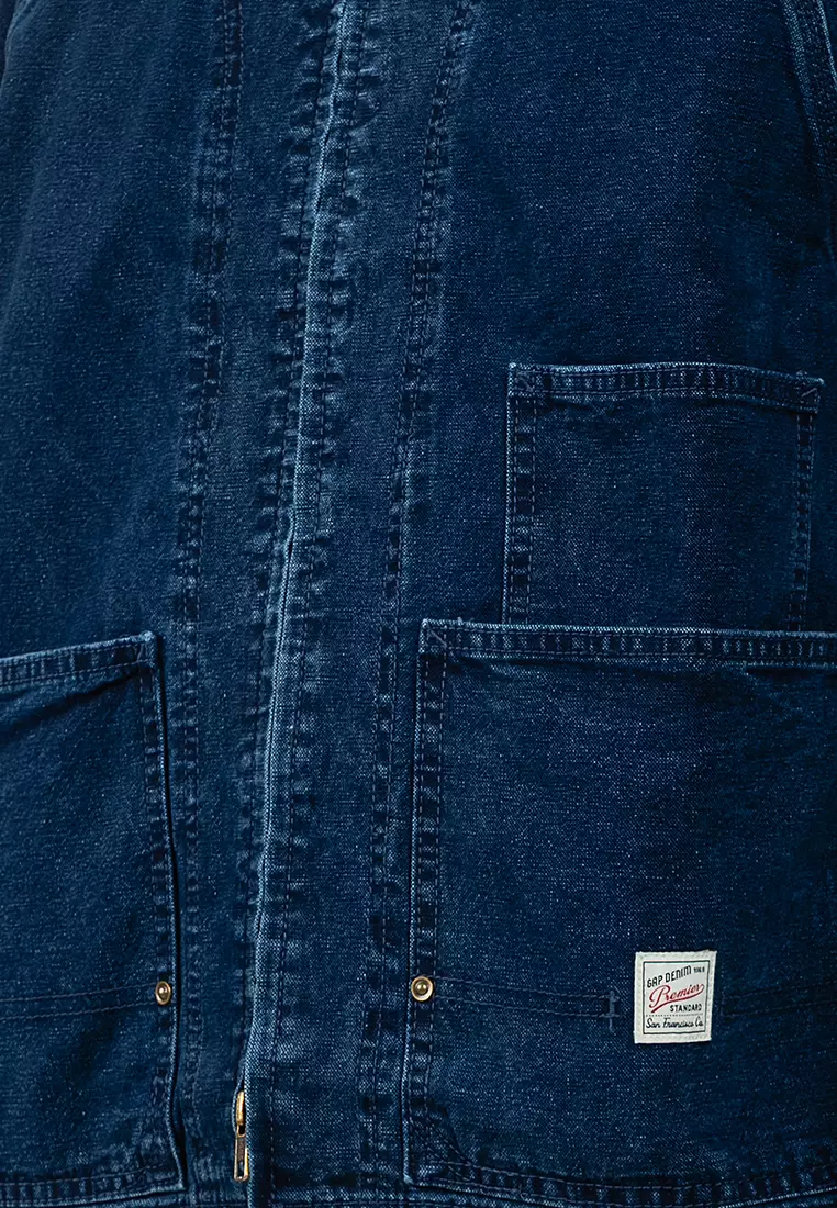 Buy GAP Denim Chore Jacket 2026 Online | ZALORA