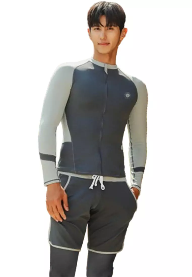 Buy LYCKA LLL3013 Korean Style Men Rash Guard 3-Pieces Set Multi Online ...