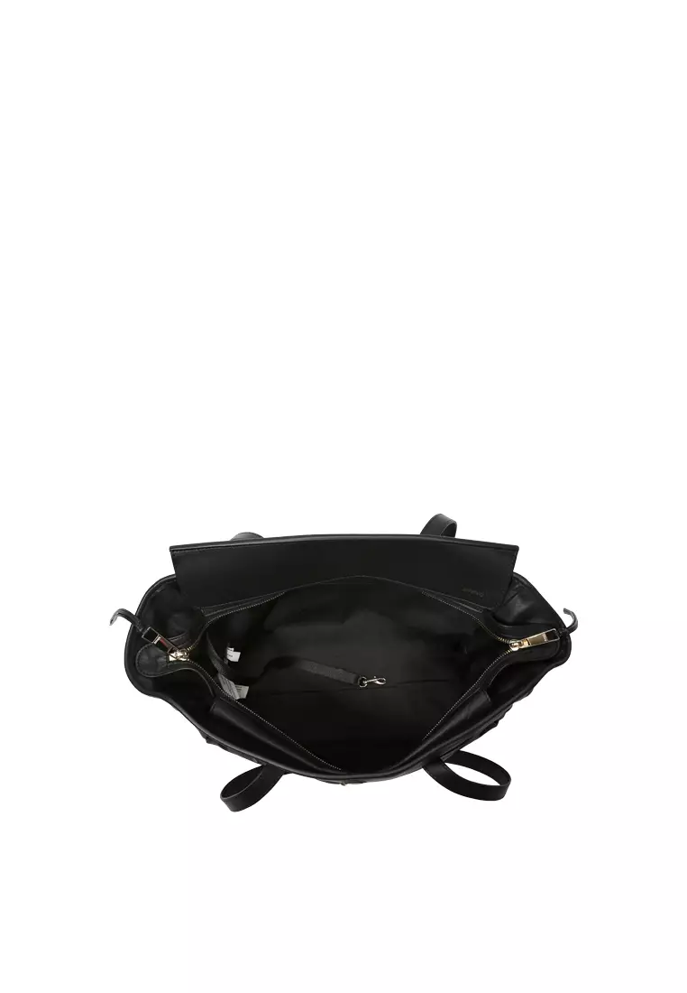 Buy RABEANCO YANI Belt Tote Bag Large - Black 2026 Online | ZALORA ...