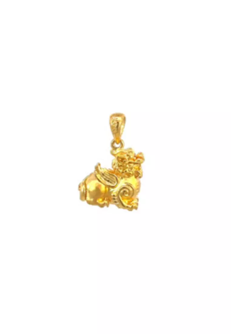 網上選購 Poh Kong POH KONG 916/22K Gold Auspicious Yellow Gold Golden PIXIU Pendant (2016) 2025 系列 ...