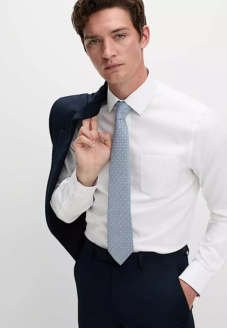 Jual Marks & Spencer The Ultimate Regular Fit Non Iron Cotton Shirt ...