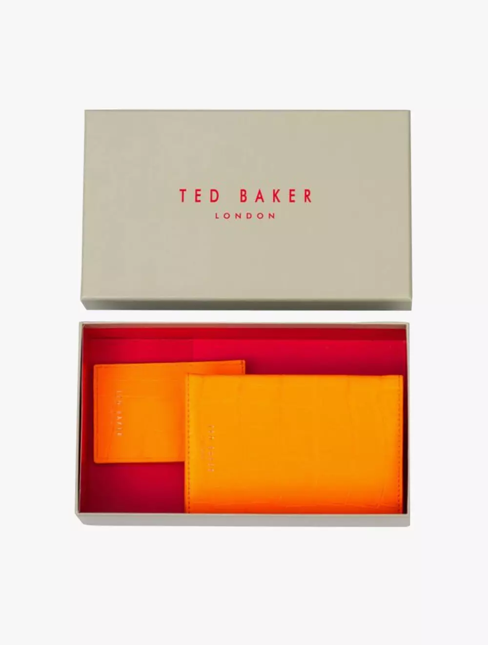 Jual Ted Baker BECKIAA Passport Case and Luggage Tag Set - Bright ...