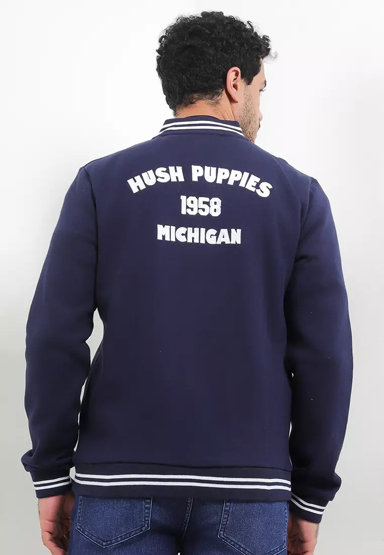 Jual Hush Puppies Dhruv Varsity Jacket Original 2025 | ZALORA Indonesia