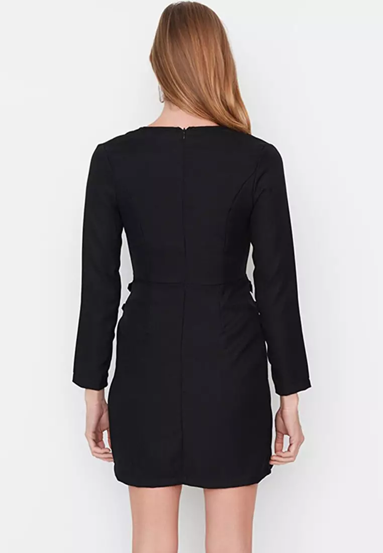 Buy Trendyol Double Breasted Dress Online Zalora Malaysia
