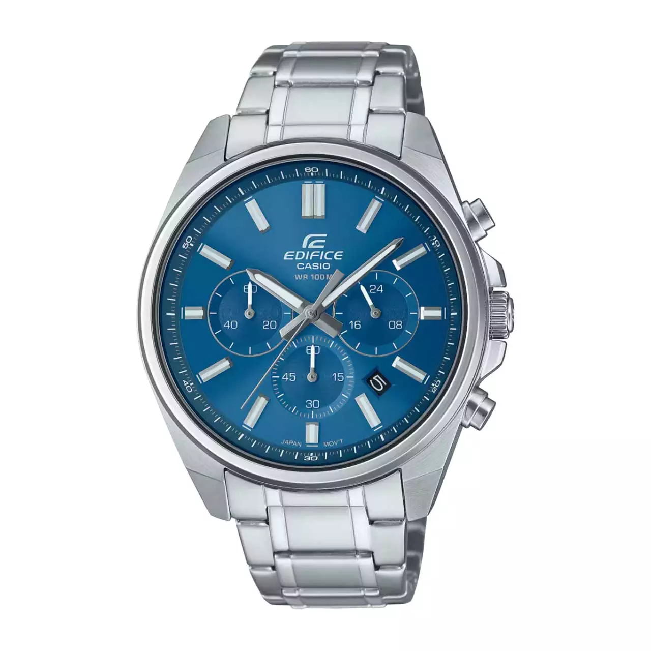 Jual Edifice Casio Edifice Jam Tangan Pria - Silver Navy - Stainless ...
