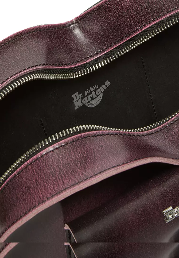 Buy Dr. Martens Heart-Shaped Leather Backpack - Black/Pink 2024 Online ...