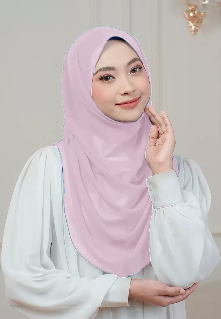 Jual Cantik Kerudung HIJAB INSTAN AURORA - PALE PINK Original 2025 | ZALORA Indonesia