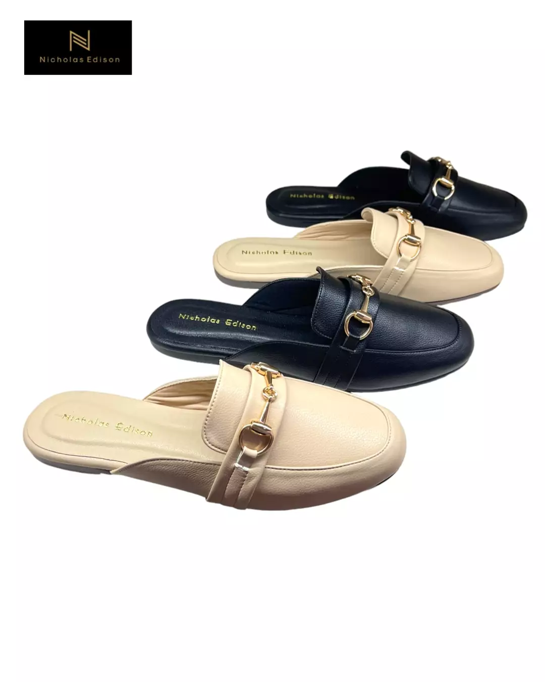 Jual NICHOLAS EDISON Nicholas Edison Flat Thea Beige Original 2025 ...