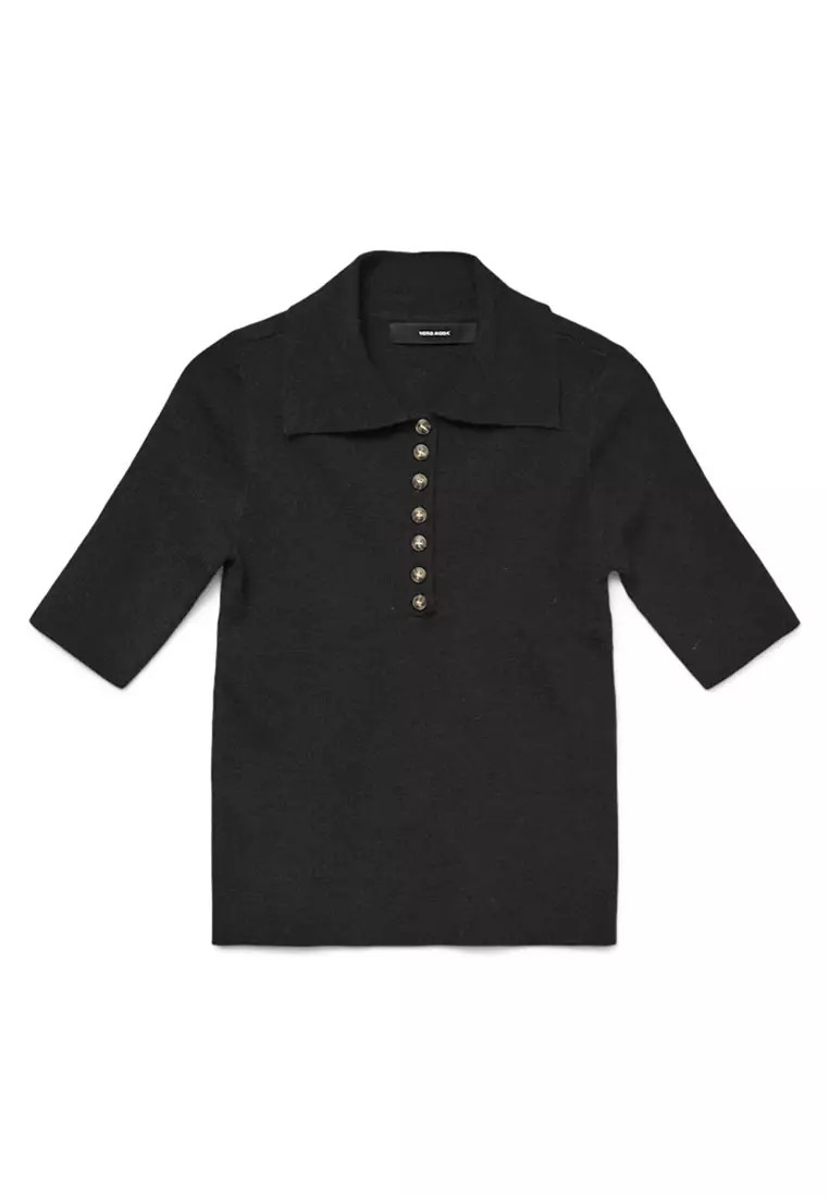 Buy Vero Moda Marina Knitted Polo Shirt 2026 Online | ZALORA