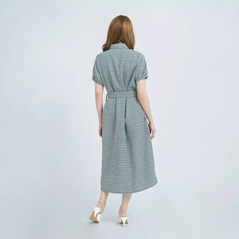Jual Berrybenka Label Albie Button Collar Dress Multicolors Original ...