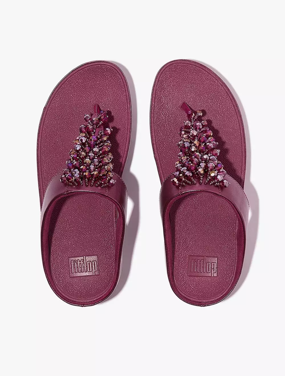 Jual FitFlop Fitflop Rumba Iridescent Beaded Toe-Post Sandals ...