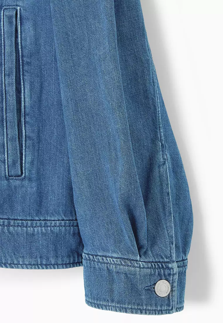 網上選購 COS Oversized Zip-Up Denim Jacket 2025 系列 | ZALORA香港