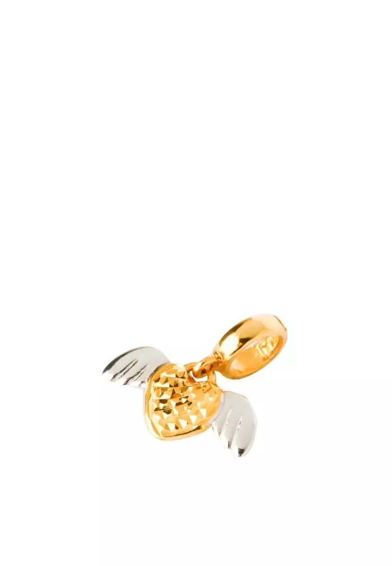 Buy TOMEI Wing of My Love Charm, Yellow Gold 916 (TM-YG0340P-2C) (1.56G ...