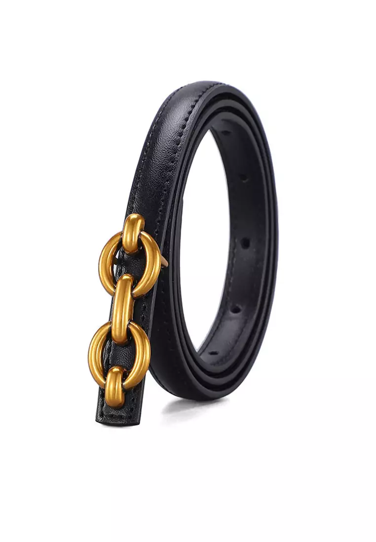 Buy Twenty Eight Shoes Slim Cowhide Belt SR02 2025 Online | ZALORA