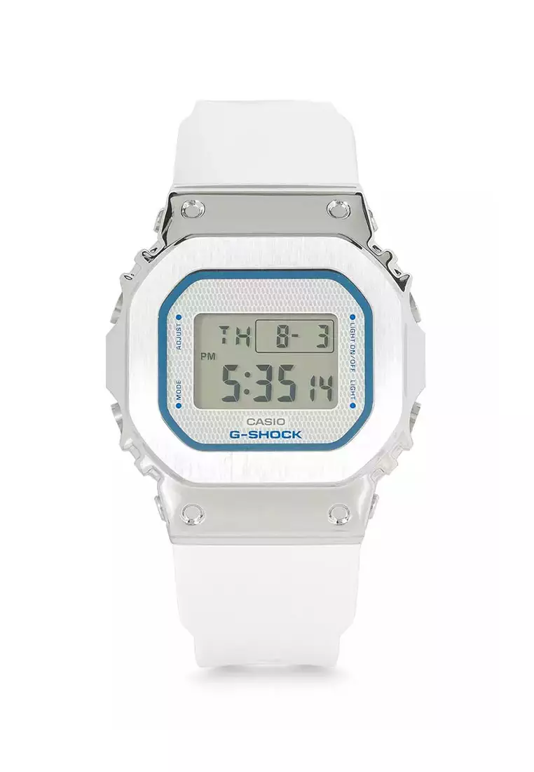 Jual G-Shock Casio G-SHOCK Jam Tangan Pria - White Silver - Resin - GM ...