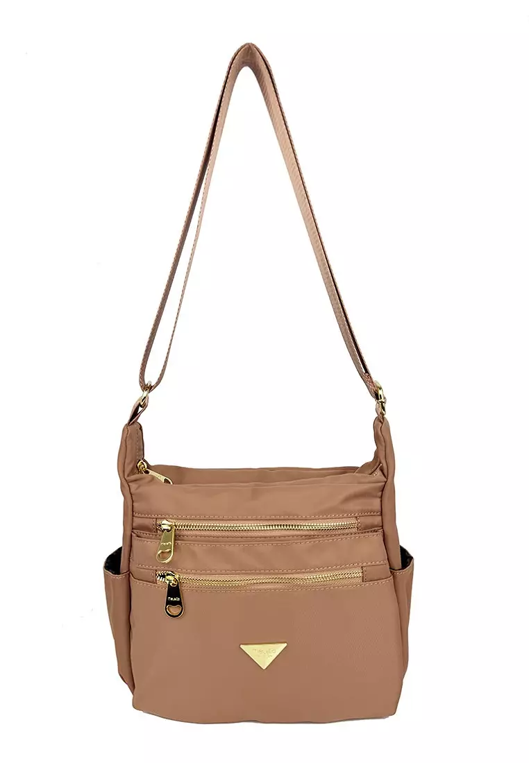 Buy Mel&Co Nylon Multi Compartment Sling Bag 2025 Online | ZALORA