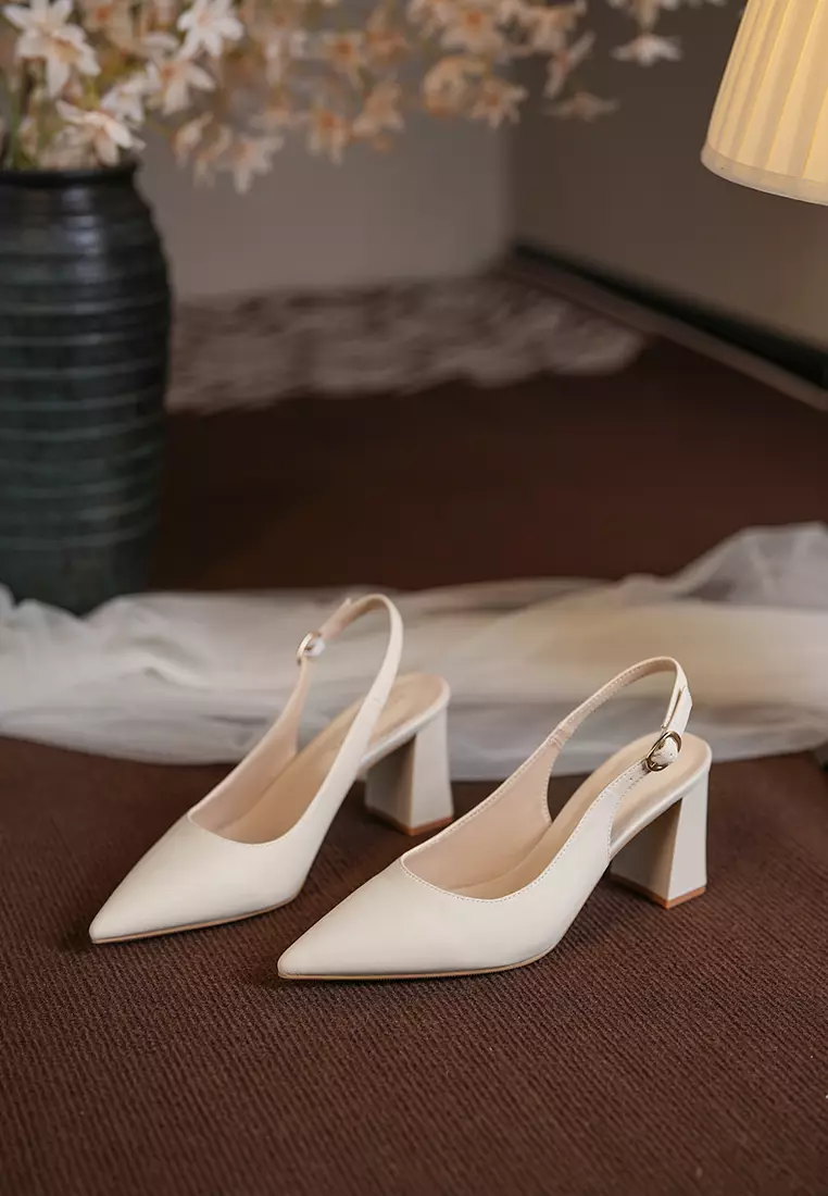 Buy Twenty Eight Shoes 7CM PU Slingback Strap High Heel BY873-31 2025 Online | ZALORA