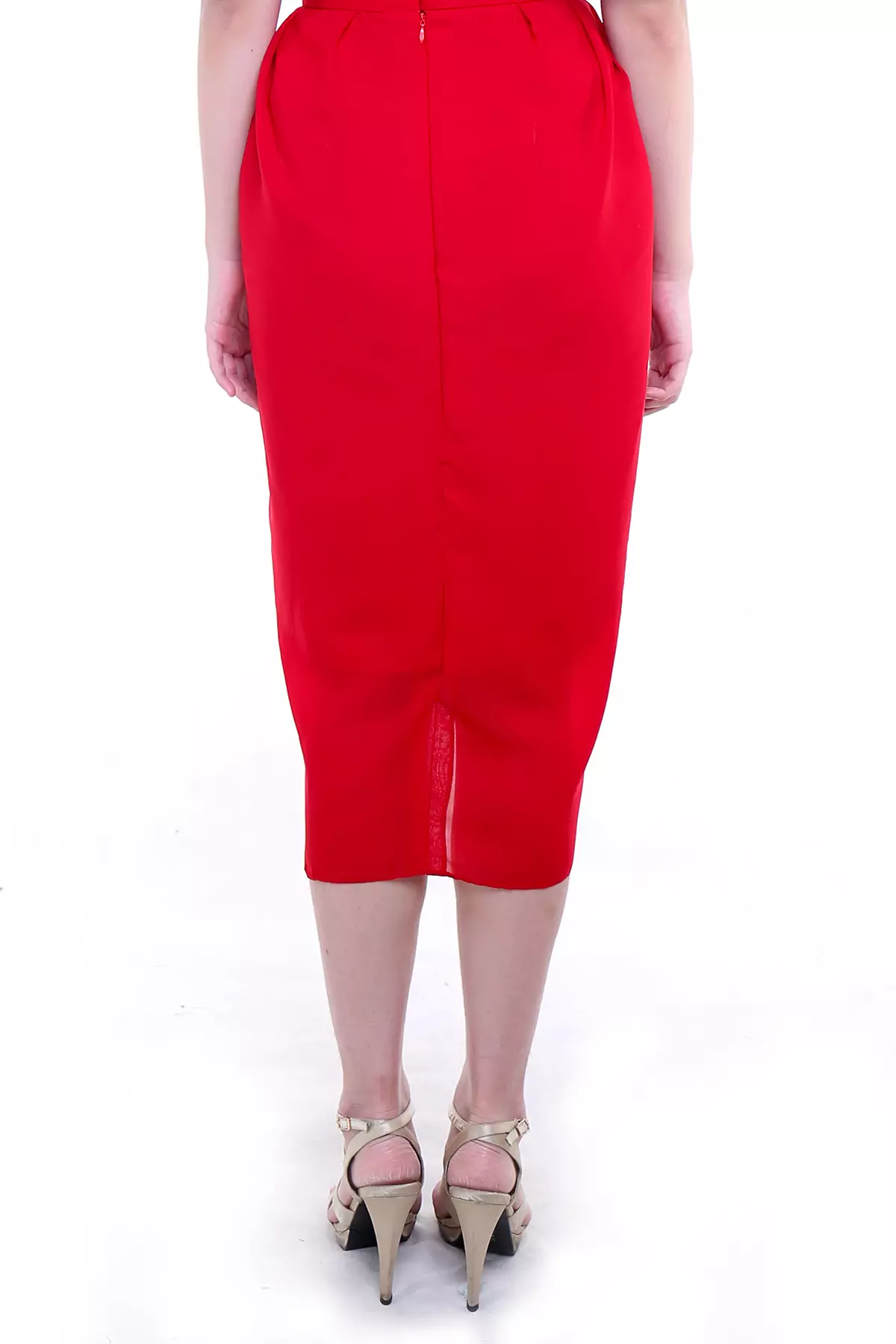 Jual DhieVine Batik Hiranya Jarik Merah Skirt Original 2025 | ZALORA ...