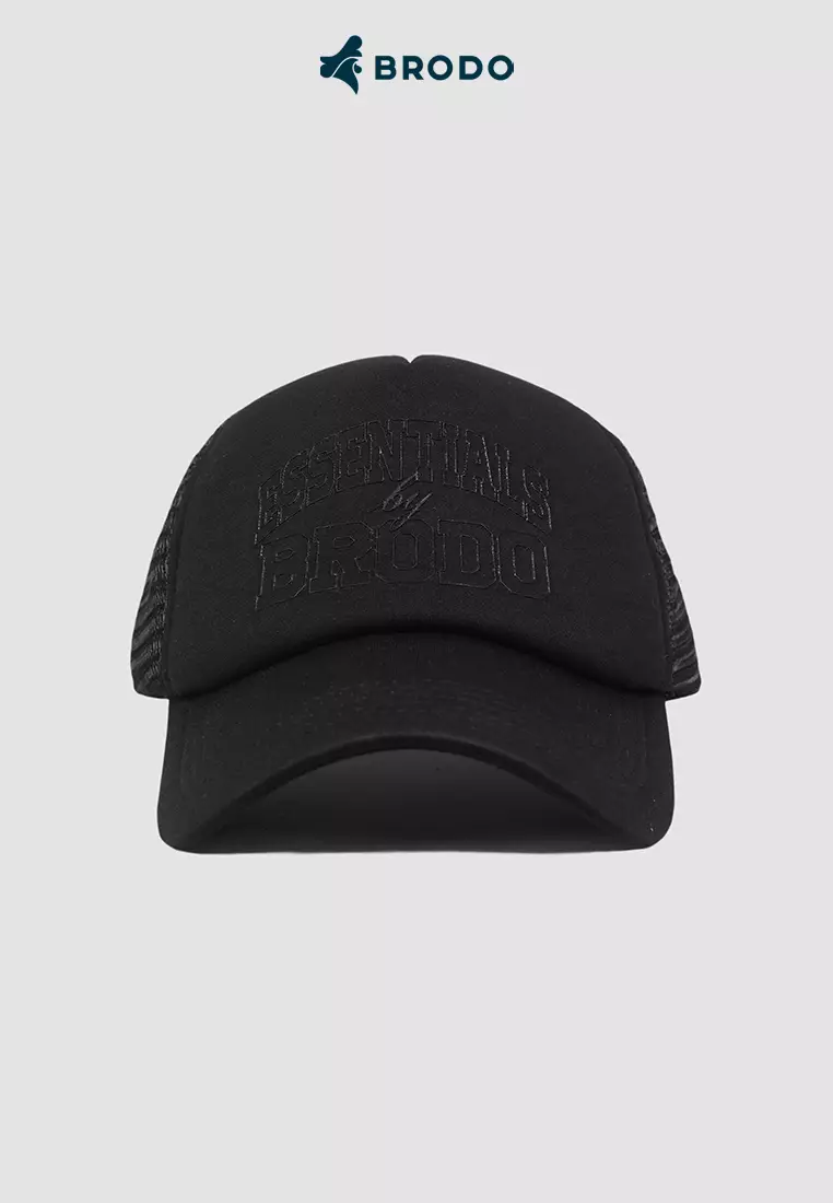 Jual Brodo BRODO - Bigger Trucker Hat All Black Original 2024 | ZALORA ...