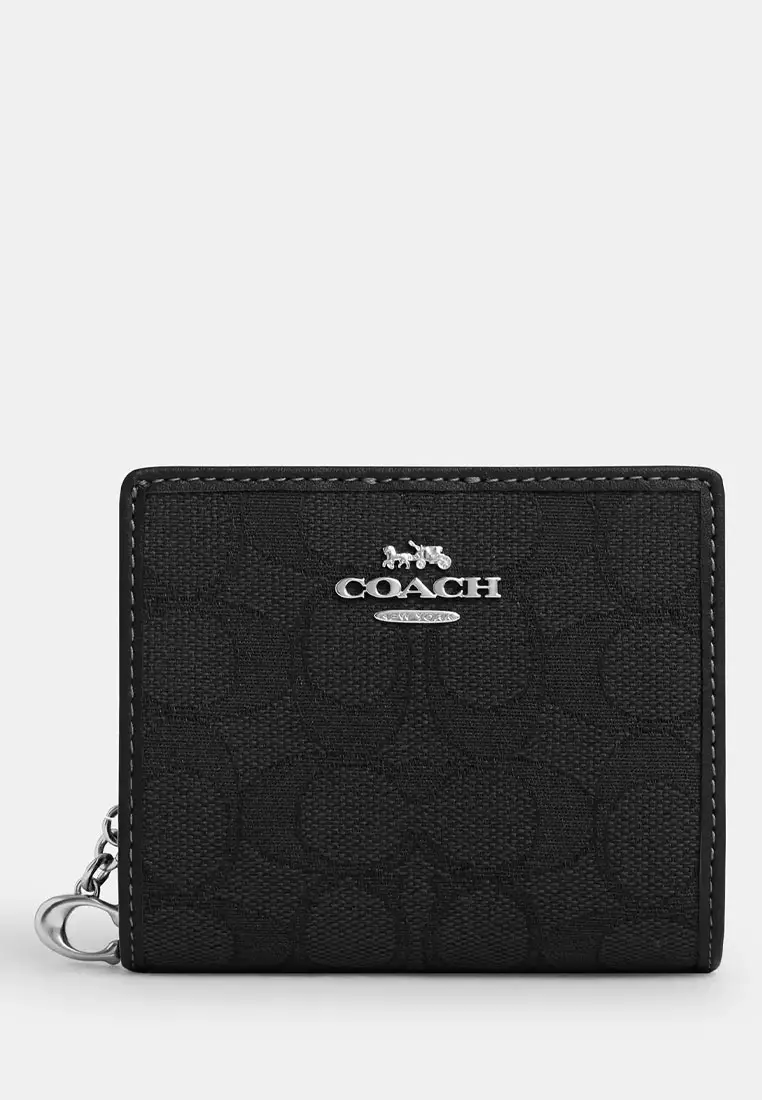 Coach Snap Wallet In Signature Jacquard 2024 | Buy Coach Online ...