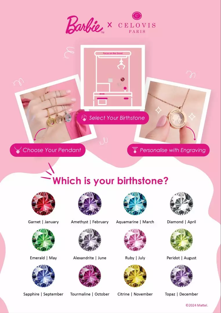 CELOVIS Barbie™ x Celovis Focus On The Good - Locket Necklace with ...