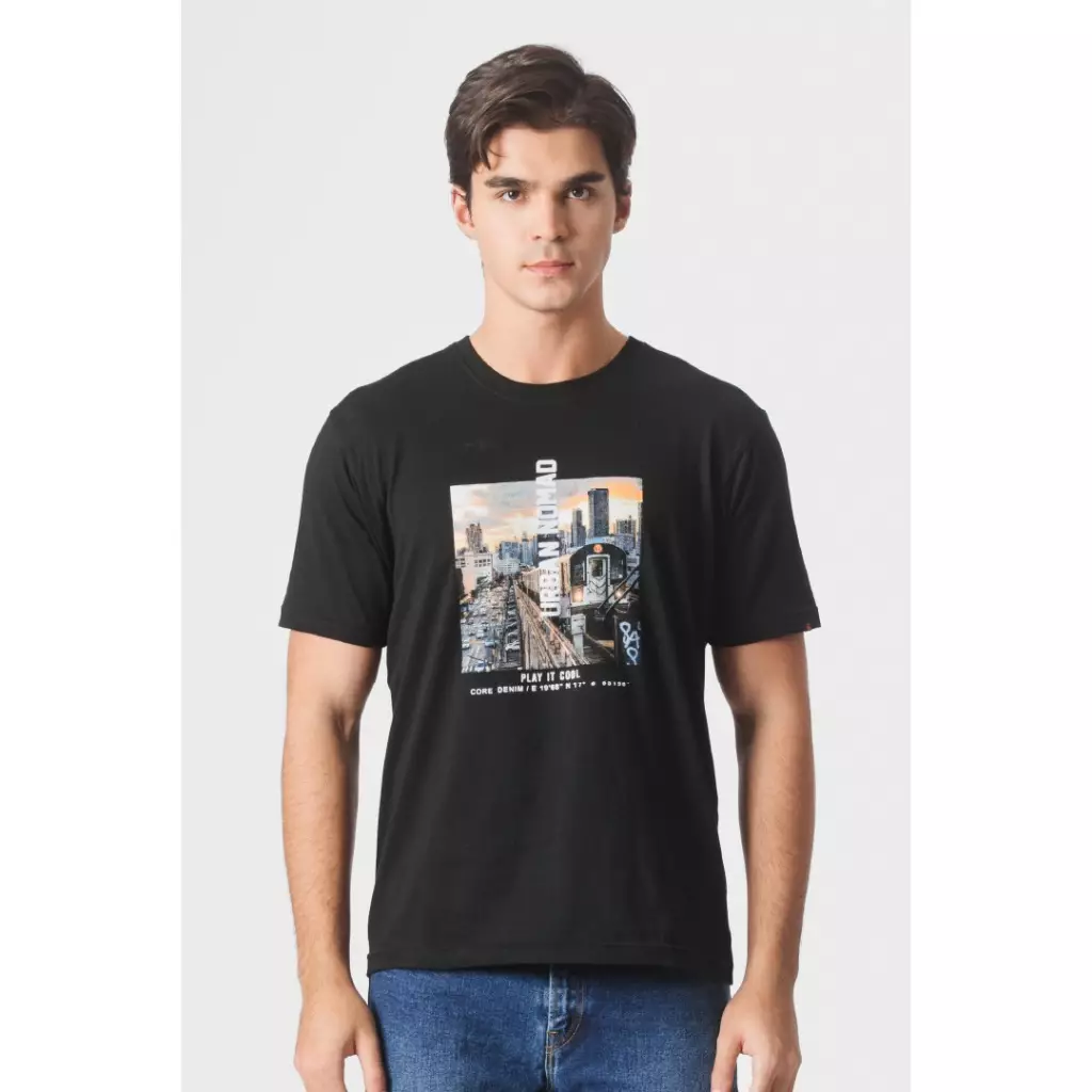 Jual Emba Jeans Emba Denim - Allson Kaos Pria Regular Fit Lengan Pendek ...