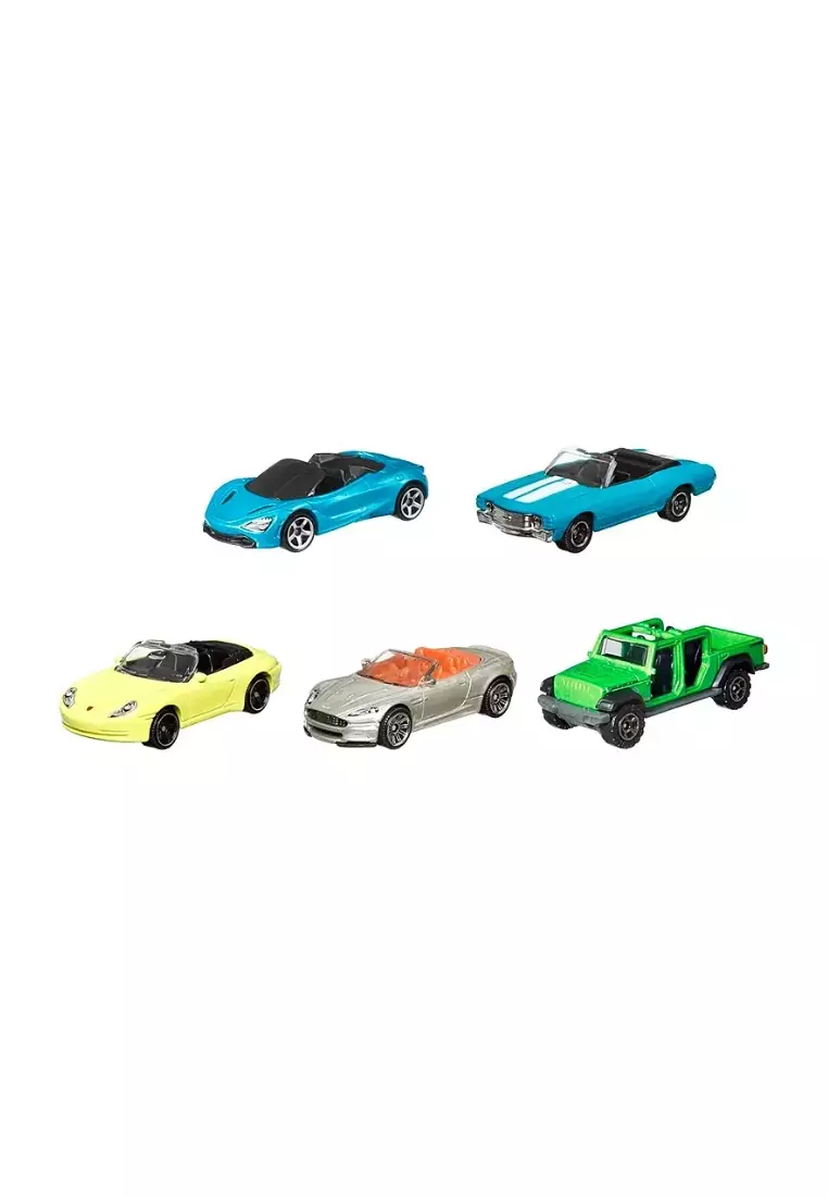 Buy Matchbox Matchbox Blue Highways 5 Car Pack Die-cast Vehicle 2024 ...