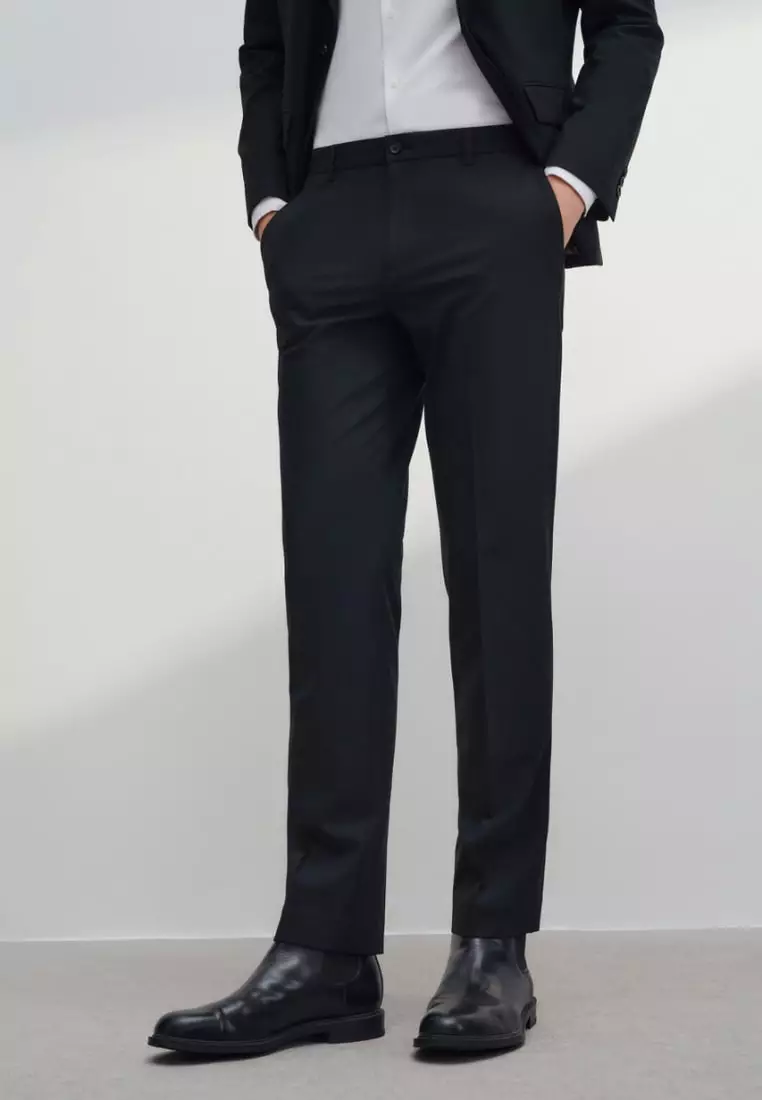 Buy G2000 Super Soft Touch Multi-Way Stretch Smart Fit Twill Suit Pants ...
