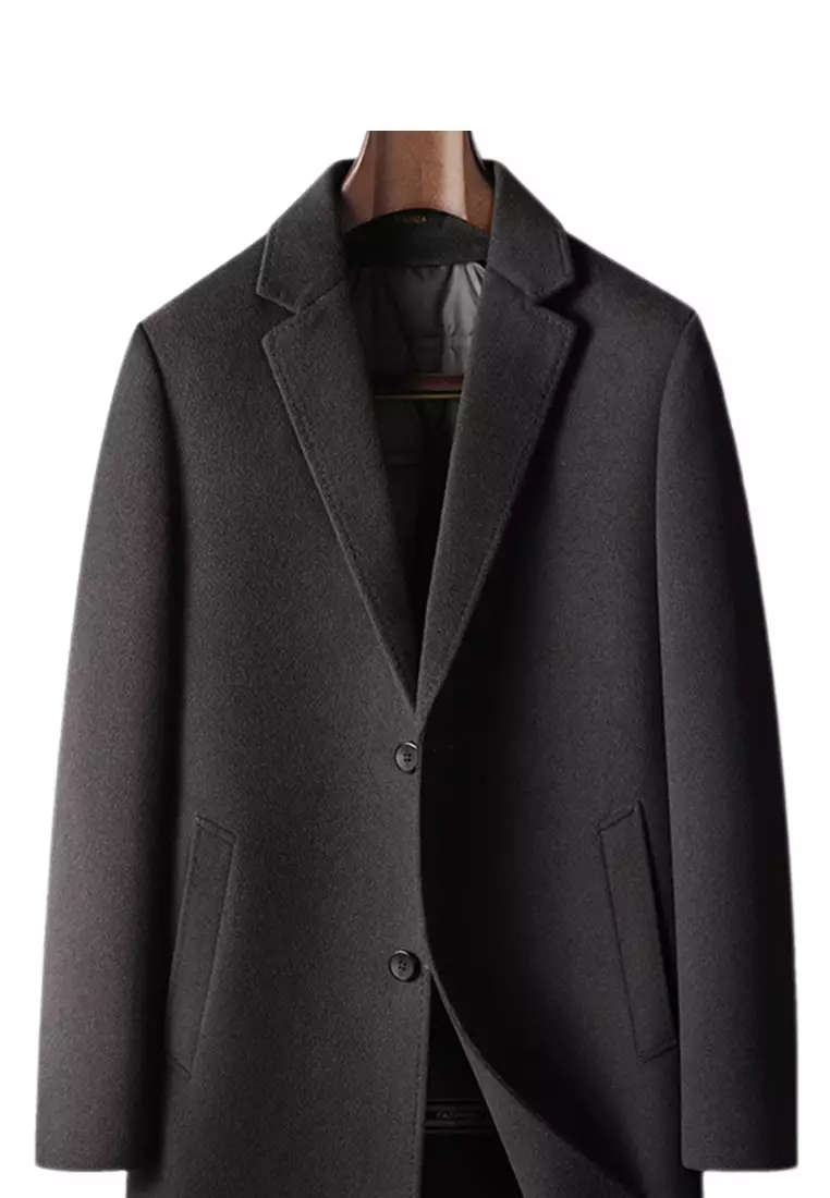 Buy HAPPY FRIDAYS Detachable Down Liner Business Wool Overcoat‌ WK-SDB88216 2025 Online | ZALORA ...