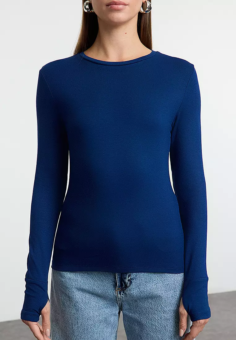 Buy Trendyol Basic Fitted Blouse 2026 Online | ZALORA