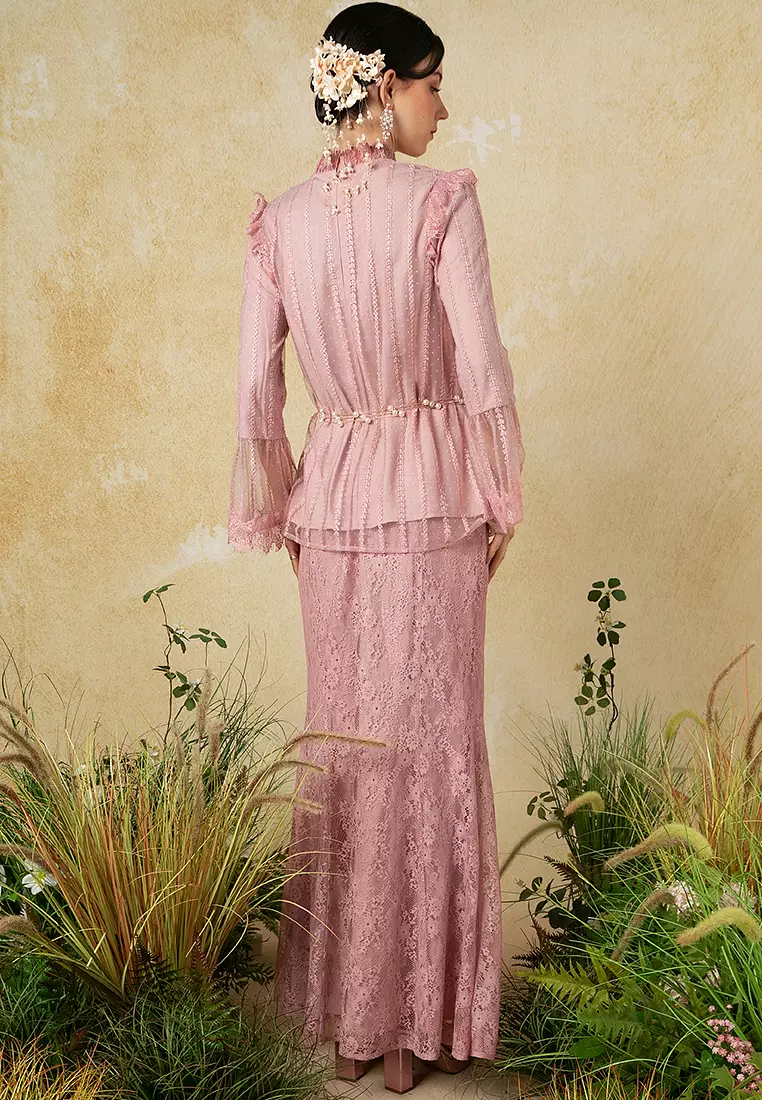 線上選購 Zalia Seliya Flare Top Kurung Set | ZALORA 台灣