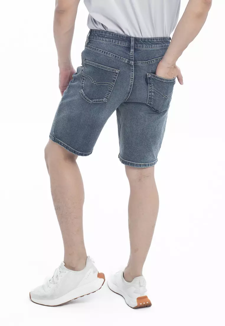 Jual Baleno Men's IceMotion Denim Shorts Original 2025 | ZALORA Indonesia