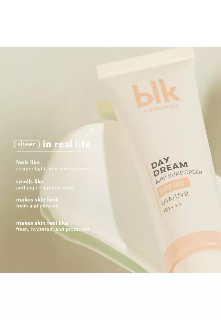 Buy blk cosmetics Airy Sunscreen SPF 50 Duo Sheer + Oat 2024 Online ...