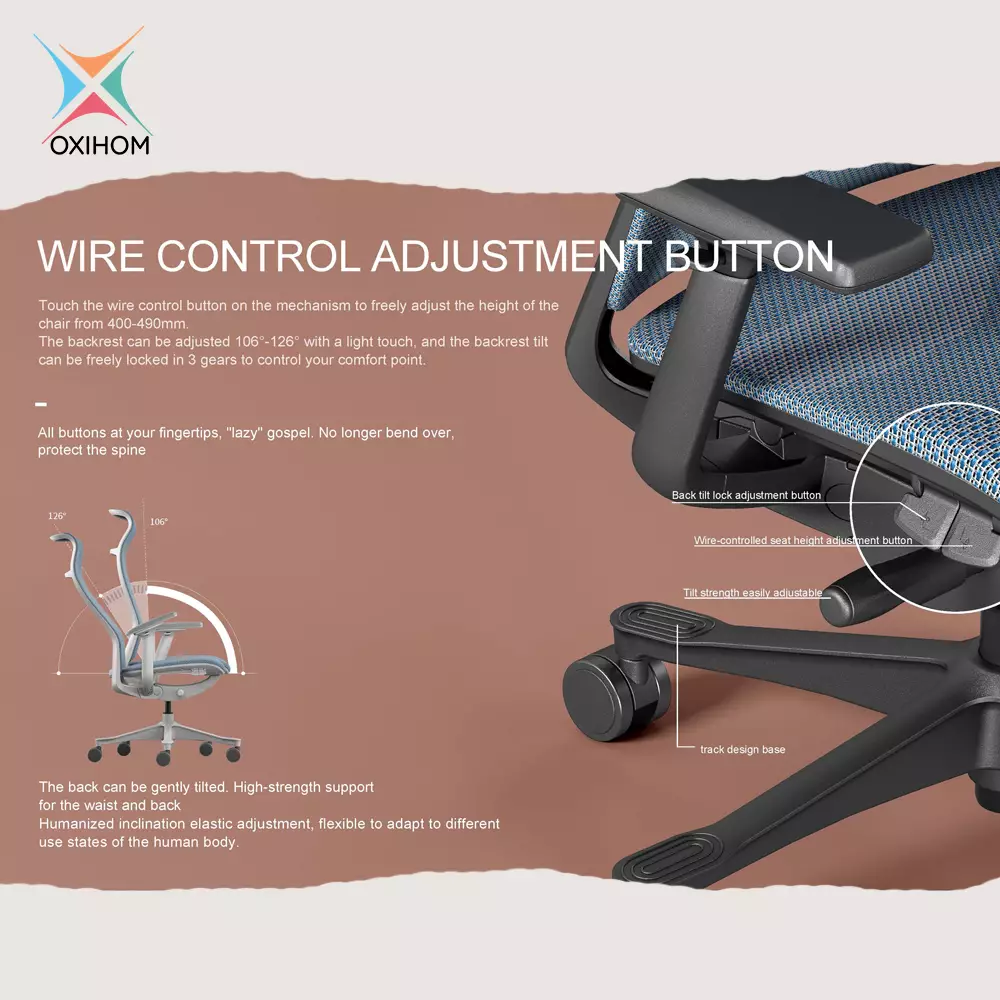 Jual Oxihom Oxihom V5 Full Mesh Chair Kursi Kantor Kursi Gaming Belajar ...