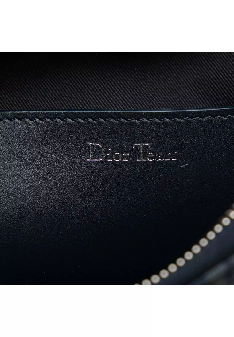 Buy Dior Pre-Loved Dior Oblique Denim Tears A5 Flat Pouch 2025 Online ...