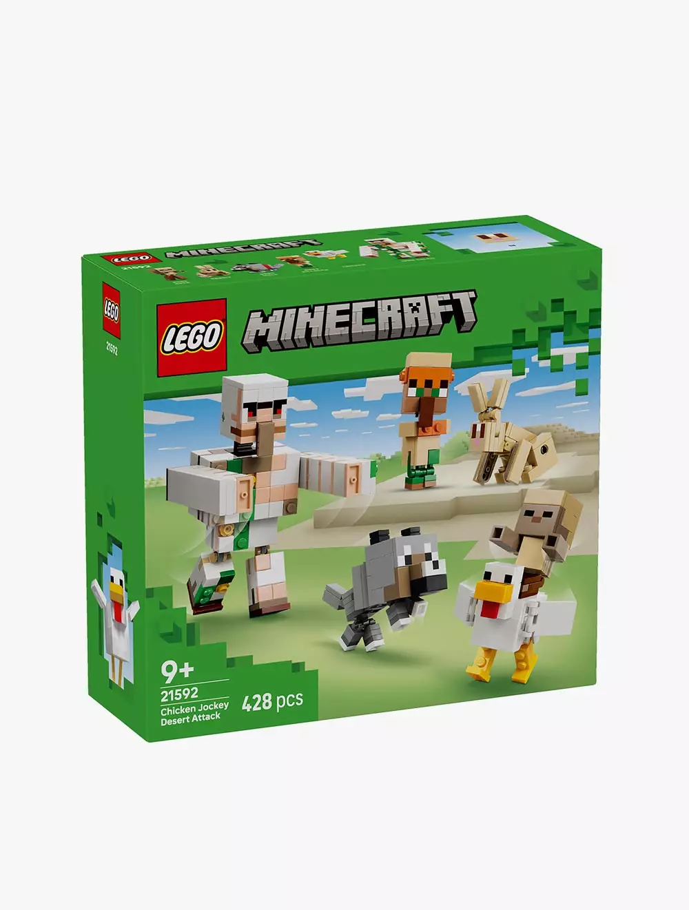 Jual LEGO LEGO® Minecraft® Chicken Jockey Desert Attack - 21592 ...