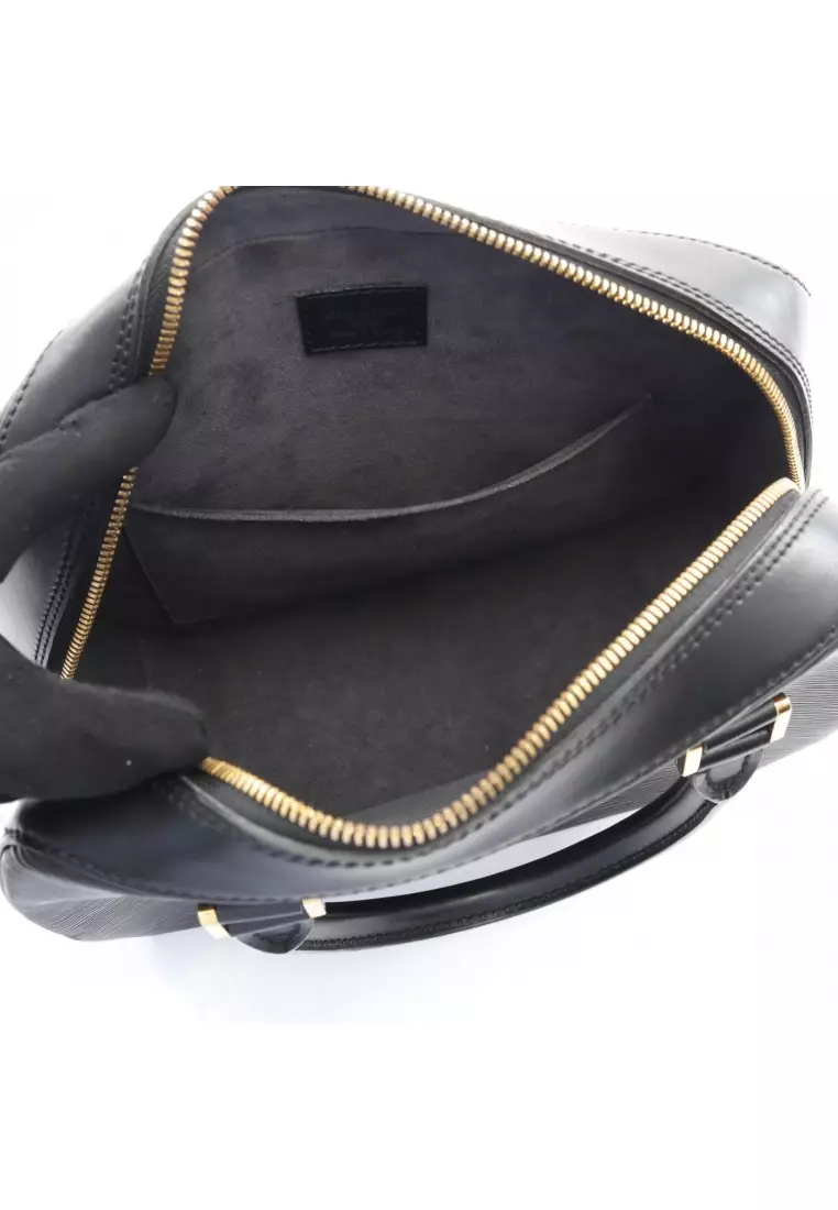 Buy Louis Vuitton Pre-Loved Louis Vuitton sablon Epi Noir Handbag ...