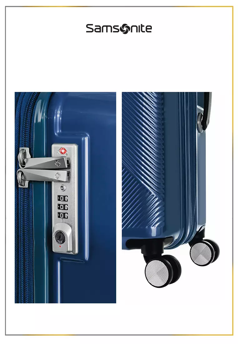 Jual Samsonite Samsonite Koper Hardcase Volant Cabin 20 Inch - Blue ...