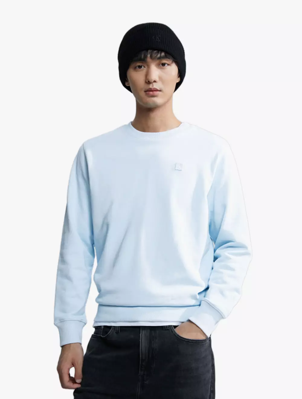 Jual Calvin Klein CALVIN KLEIN JEANS - REGULAR CK BADGE CREW NECK ...