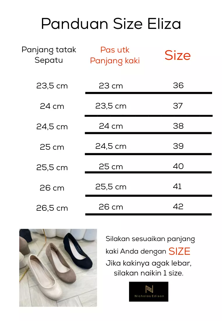 Jual NICHOLAS EDISON Wedge Eliza Coffee Original 2026 | ZALORA Indonesia