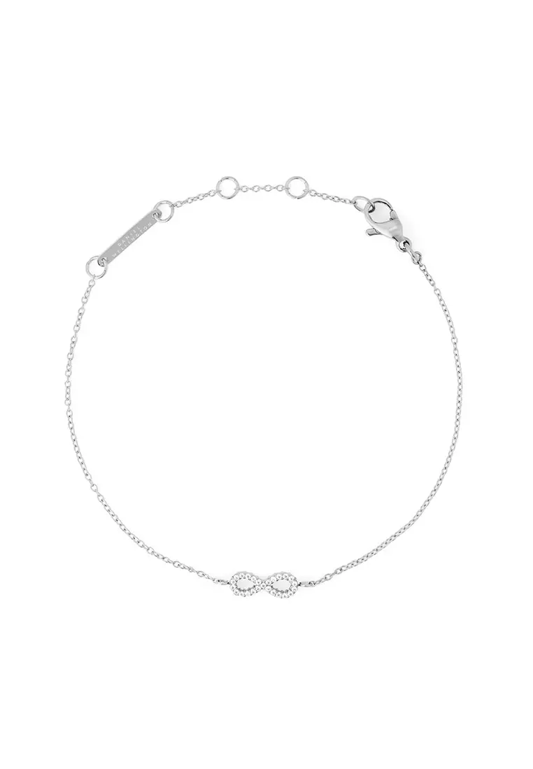 Jual Daniel Wellington Mirelle Infinity Bracelet Silver Unisex Bracelet ...
