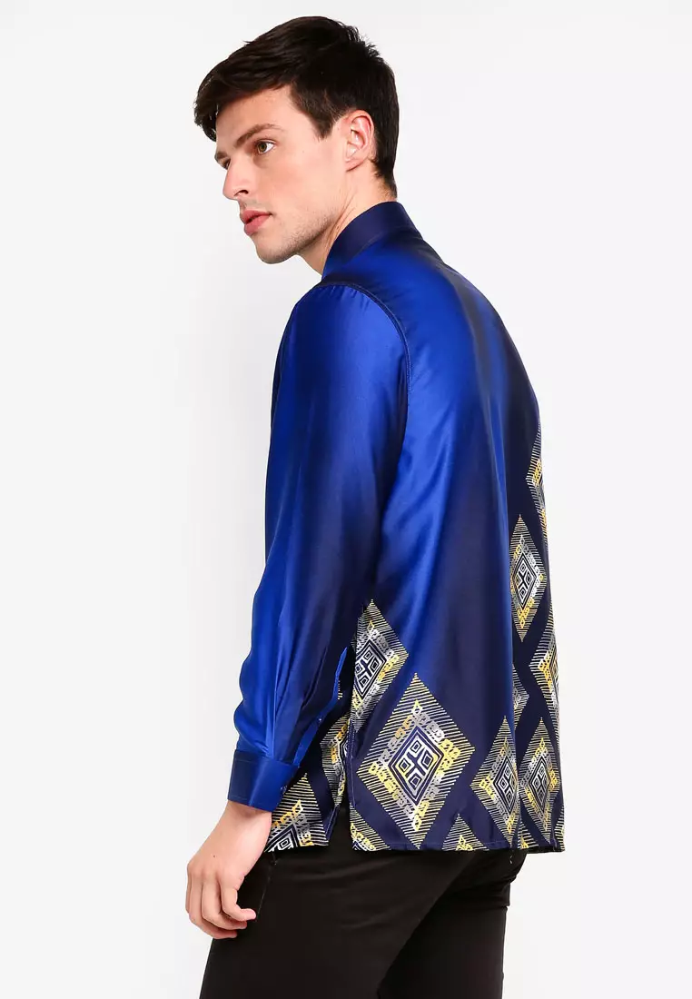 Buy Gene Martino Men's Batik Diamond Shapes 2025 Online | ZALORA ...