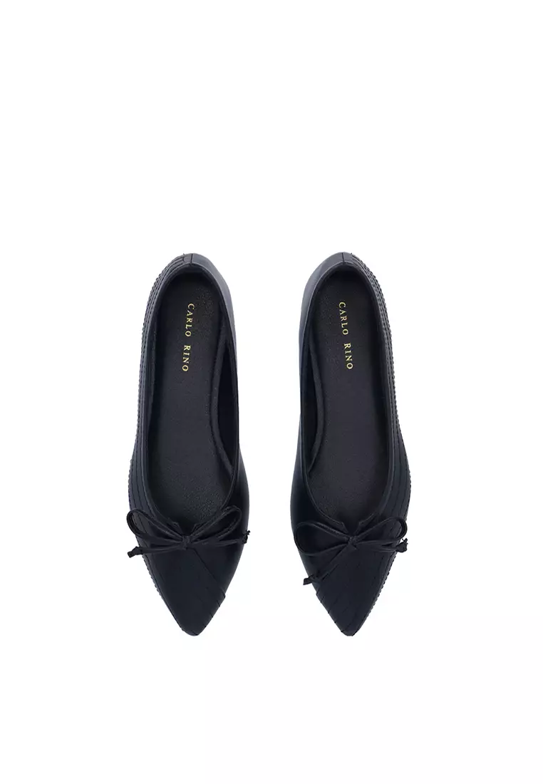 Buy Carlo Rino Black Garbine Ballerina 2025 Online | ZALORA Philippines