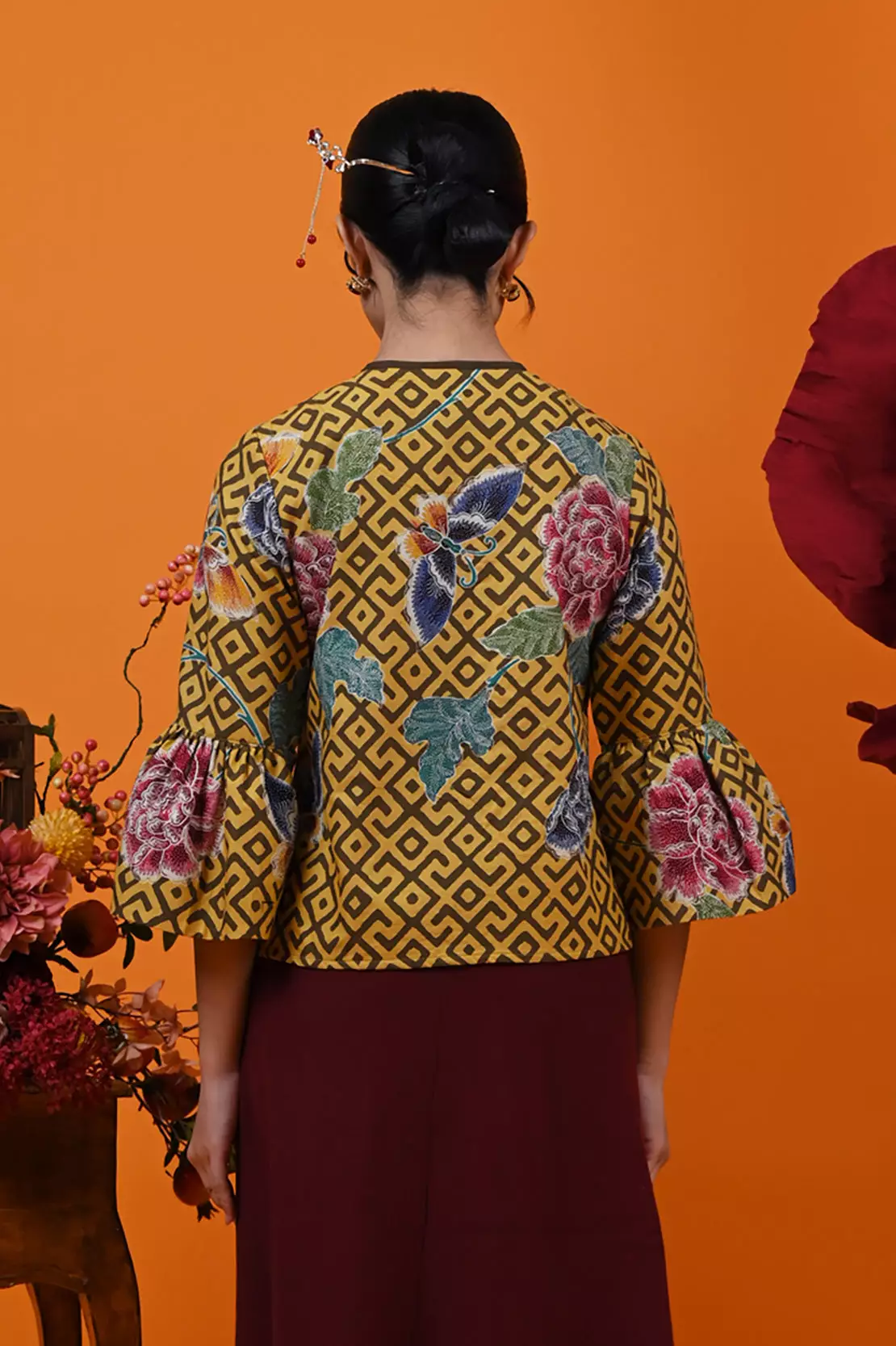 Jual Nona Rara Batik NONA RARA - Lavi Encim CNY T3659, Blouse Batik ...