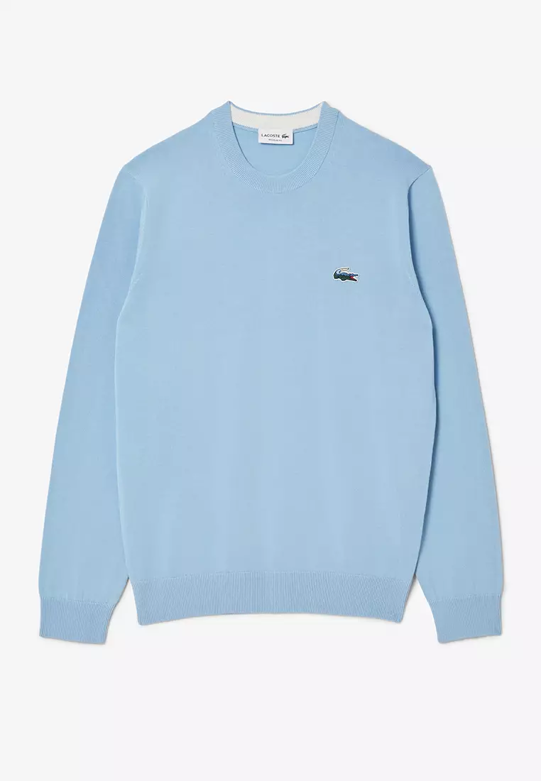 Buy Lacoste Cotton Landscape Crocodile Sweater 2026 Online | ZALORA