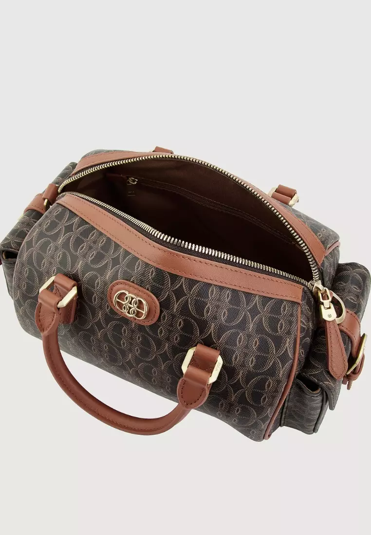 Jual BONIA Milania Monogram Crossbody Bag Caramel Original 2025 ...