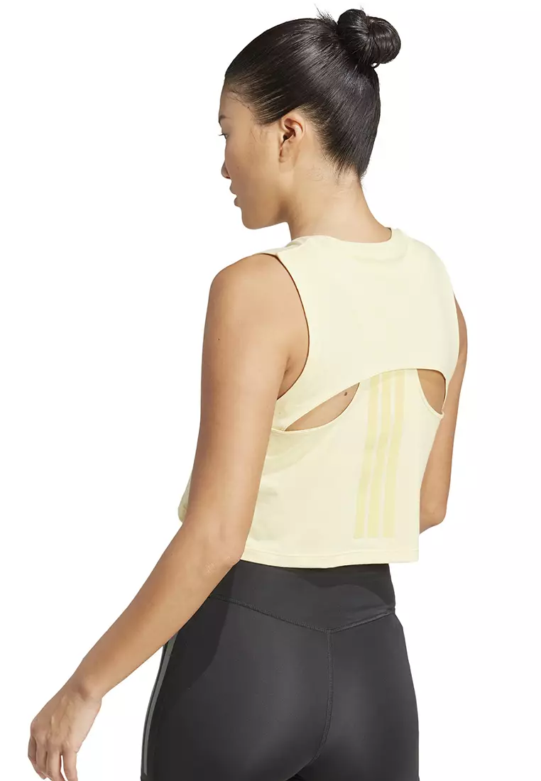 線上選購 ADIDAS Power 3-Stripes Boxy Tank Top | ZALORA 台灣