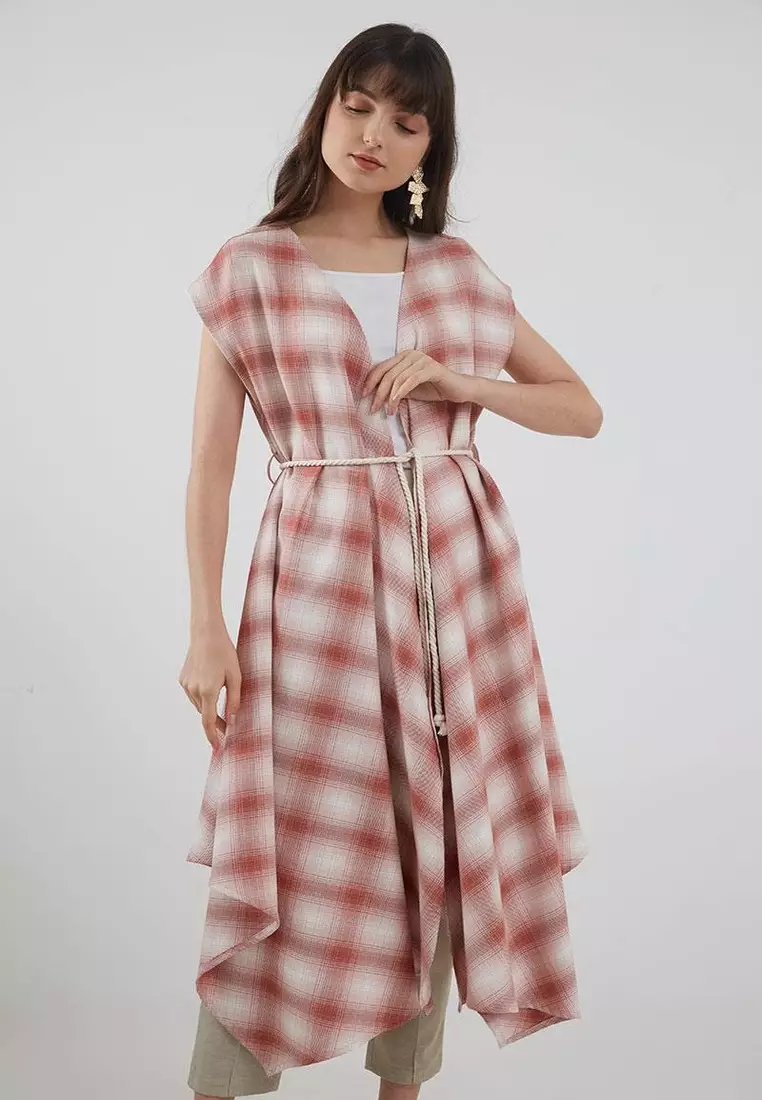 Jual Berrybenka Label Danika Plaid Dress Pink Original 2025 | ZALORA ...